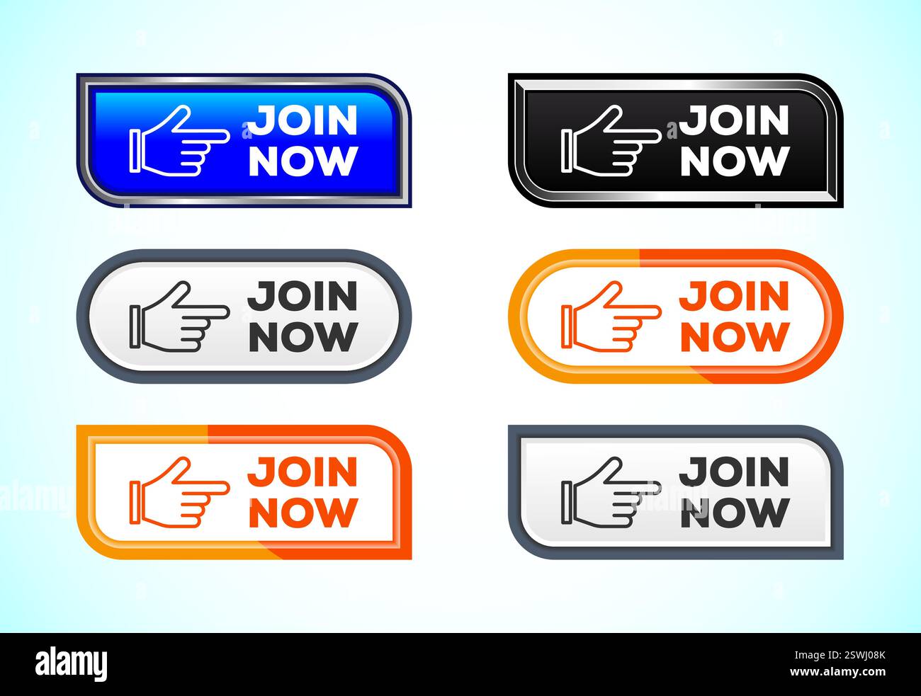 Join now button design illustration, Join now icon suitable for mobile app, and website UI ...