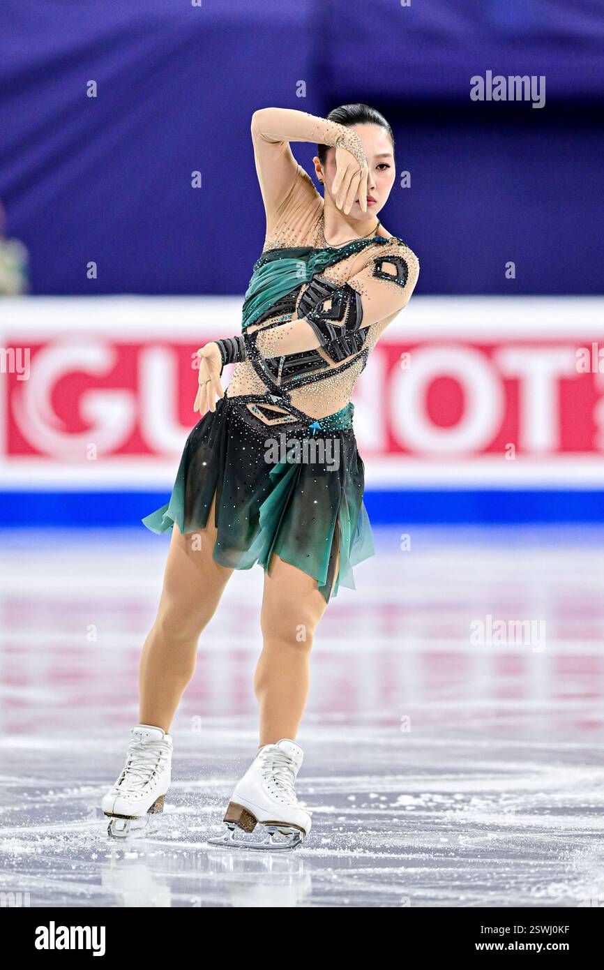 Wakaba HIGUCHI (JPN), during Women Short Program, at the ISU Four ...