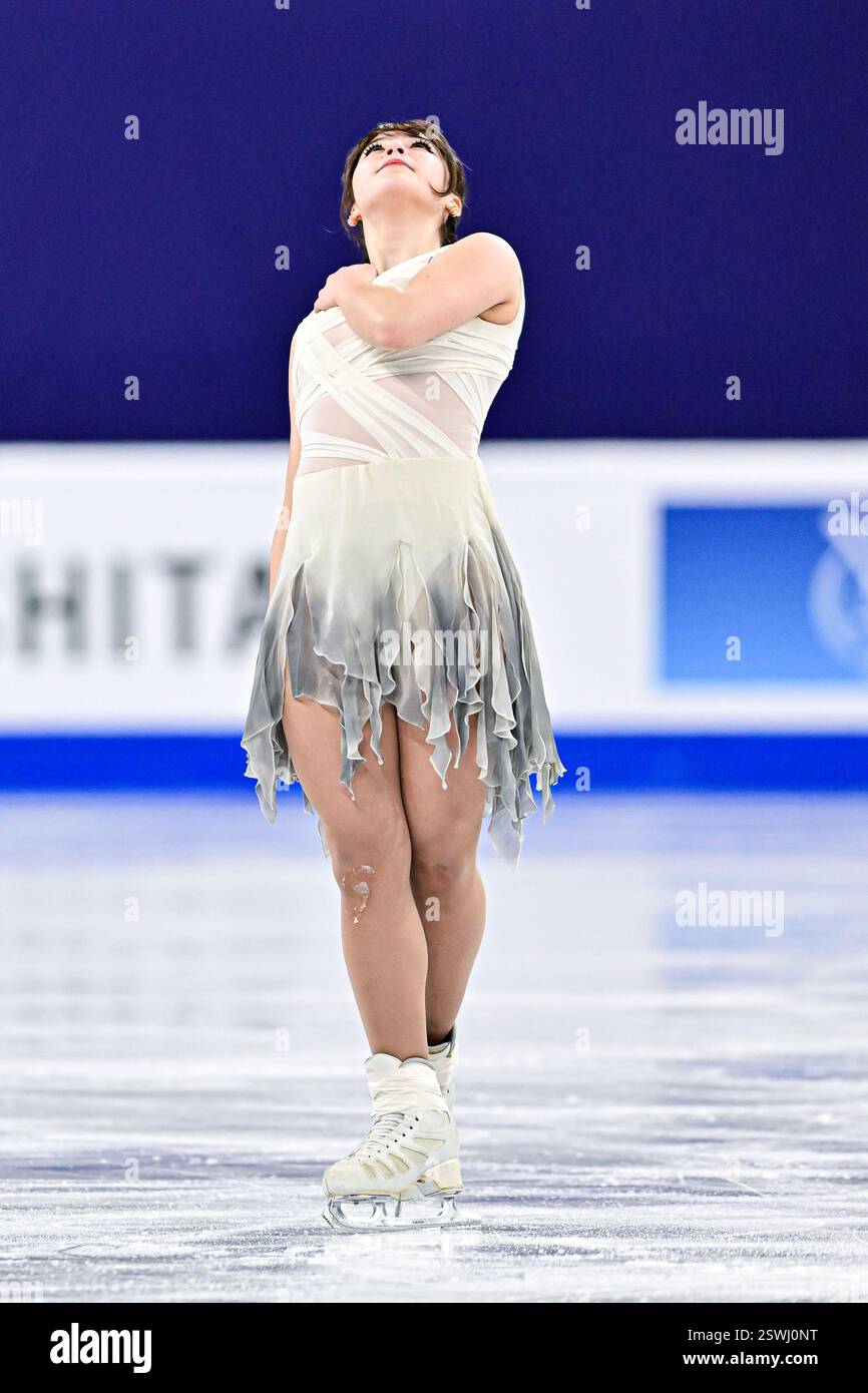 Alysa LIU (USA), during Women Short Program, at the ISU Four Continents ...