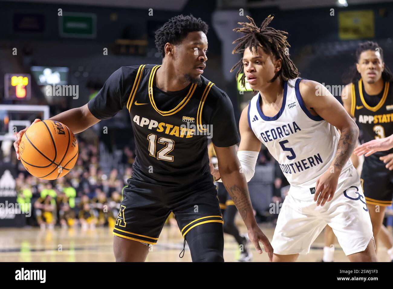 February 20, 2025: Appalachian State Mountaineers guard Myles Tate (12 ...