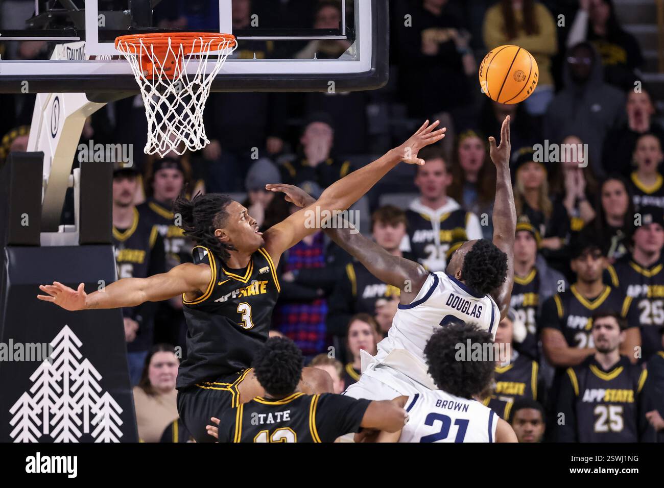 February 20, 2025: Georgia Southern Eagles guard Bradley Douglas (2 ...