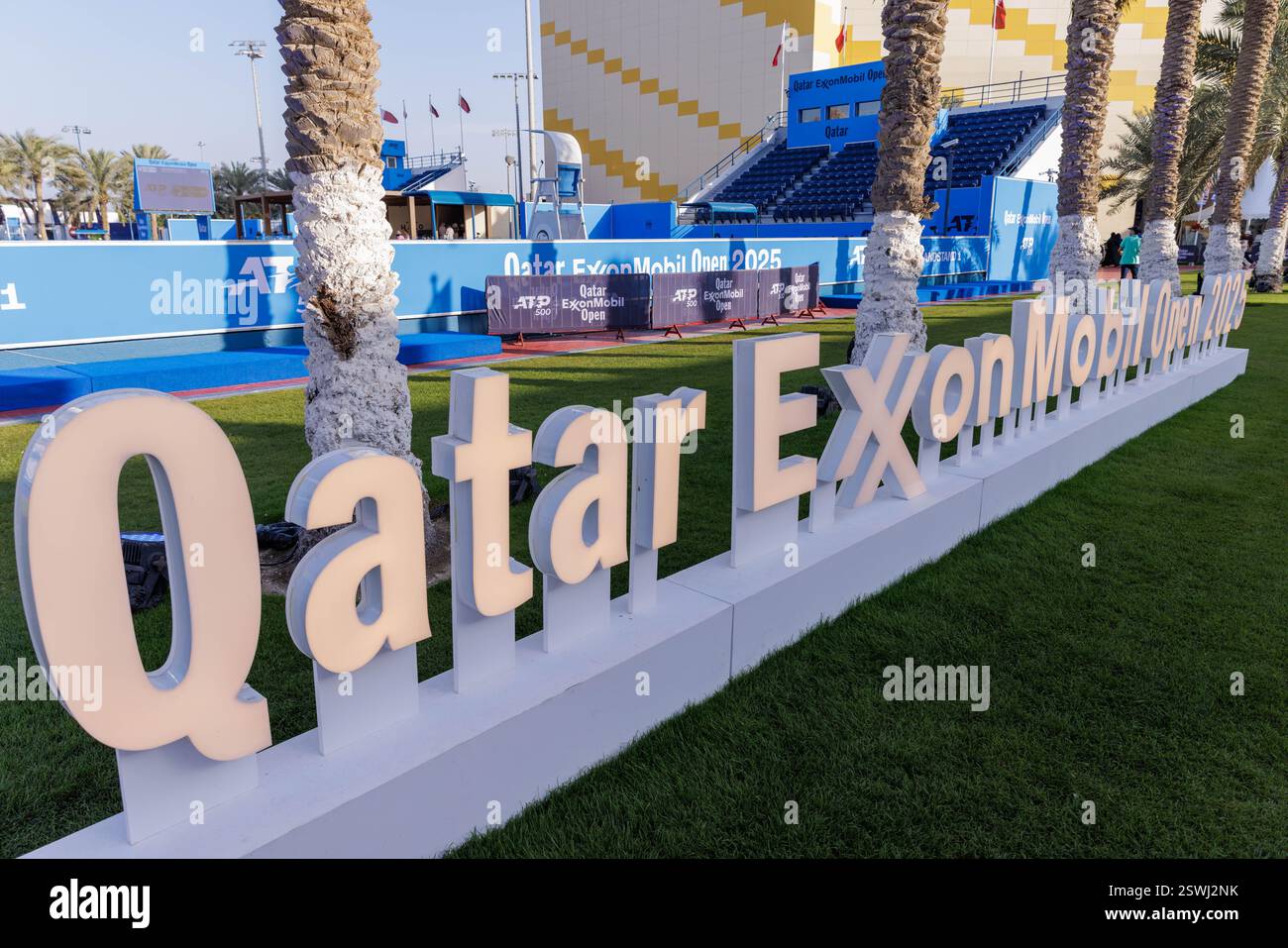 General view of the Khalifa International Tennis and Squash Complex ...