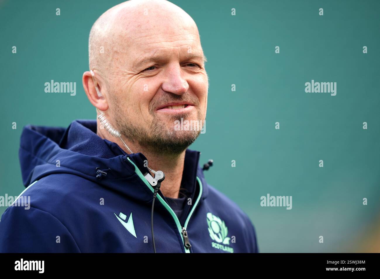 Scotland head coach Gregor Townsend during a training session at the ...