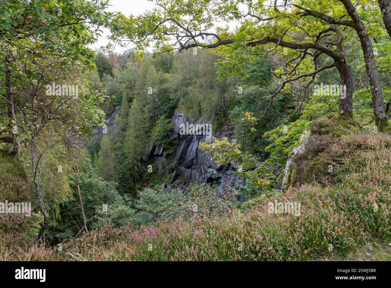 Hodge Close quarry near Coniston in the Lake District national park ...
