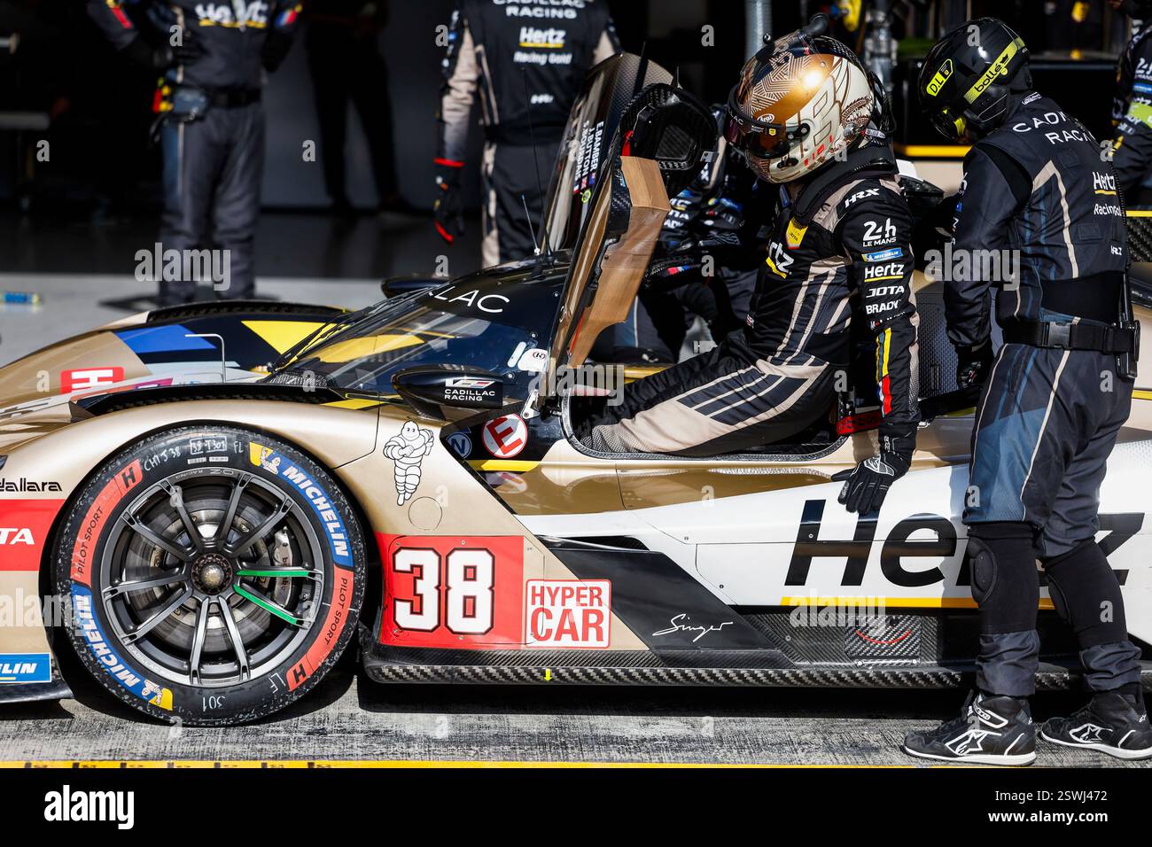 BUTTON Jenson (gbr), Cadillac Hertz Team Jota, Cadillac V-Series.R #38 ...