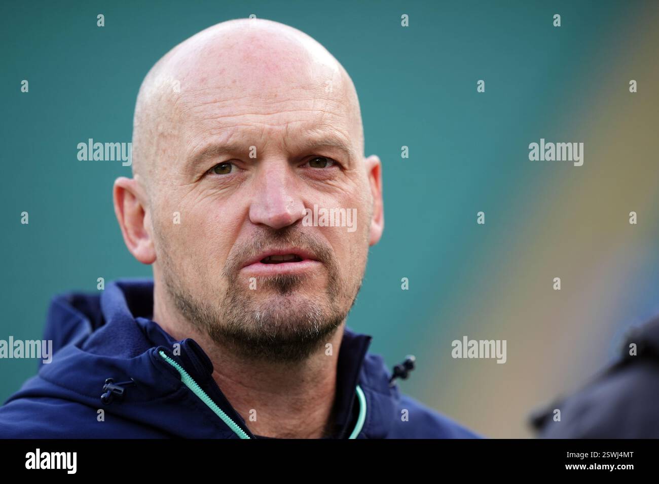 Scotland head coach Gregor Townsend during a training session at the ...