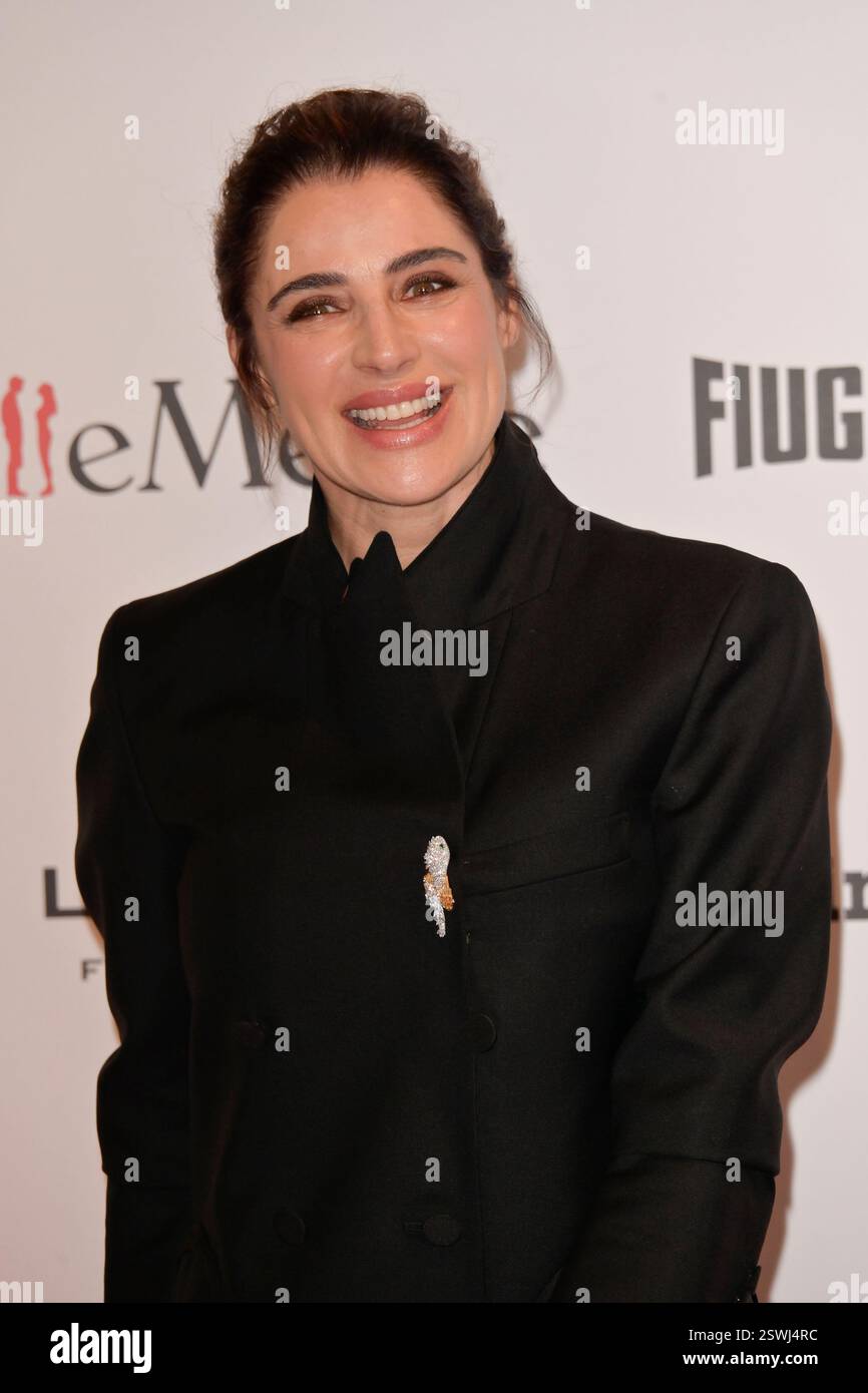 Luisa Ranieri attends the red carpet of movie "Follemente" at The Space ...