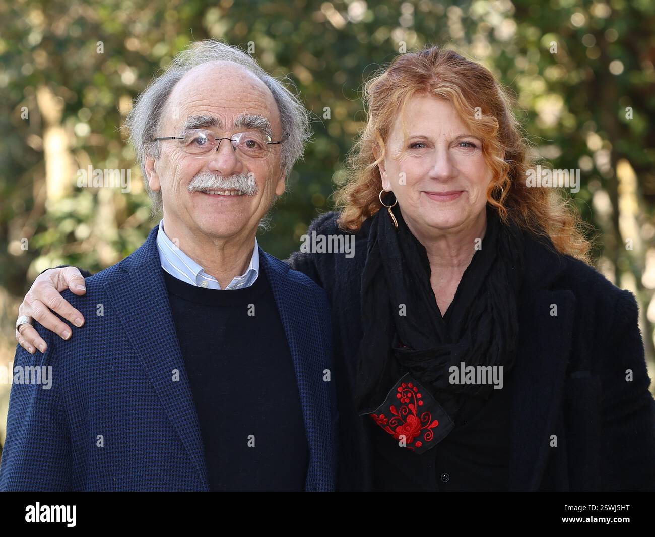 Rome, Casa del Cinema, photocall film "Amichemai". In the photo ...