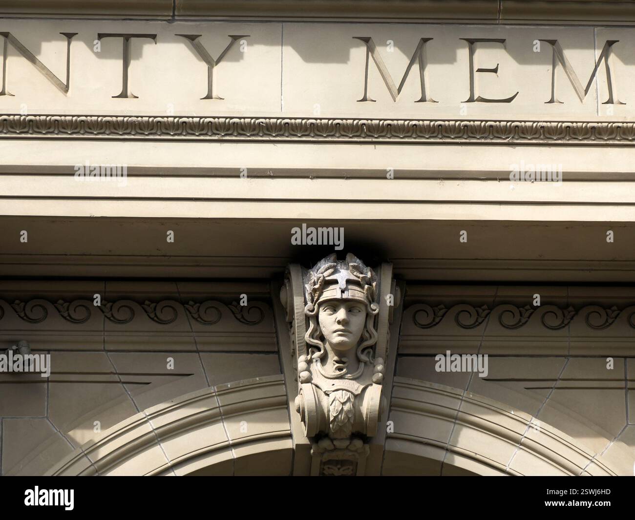 cincinnati hamilton county memorial building detail Stock Photo - Alamy
