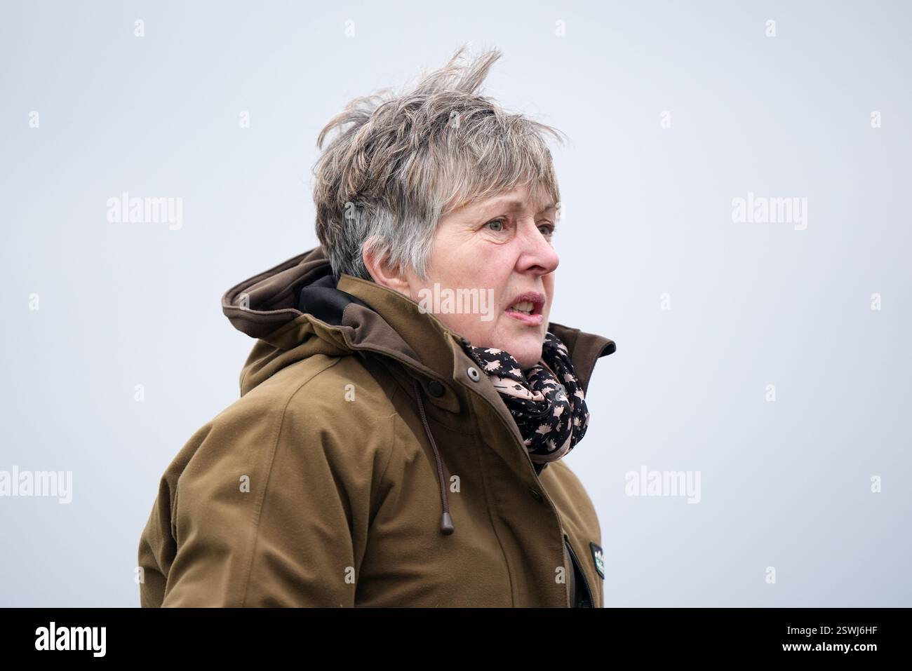 Trainer Jane Williams at Warwick Racecourse. Picture date: Friday ...