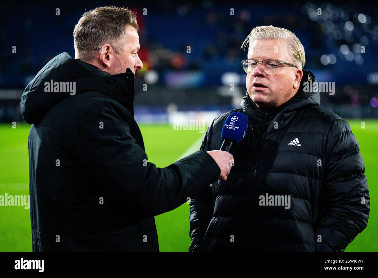 Rotterdam - Sparta Praha coach Lars Friis during the sixth round of new ...