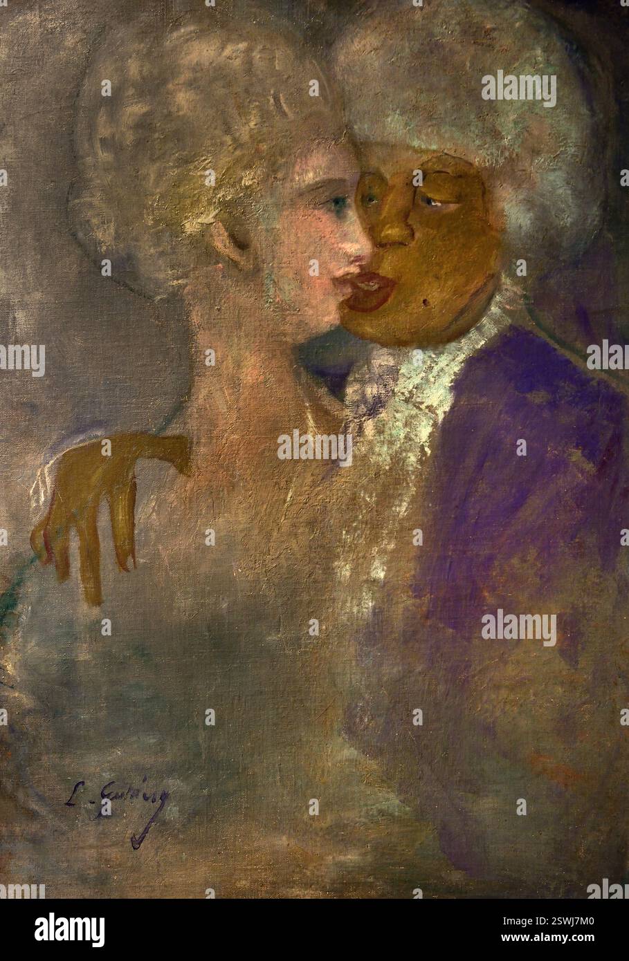 The Mulatto and the Woman White Like a Statue 1910 by Gulacsy Lajos ...