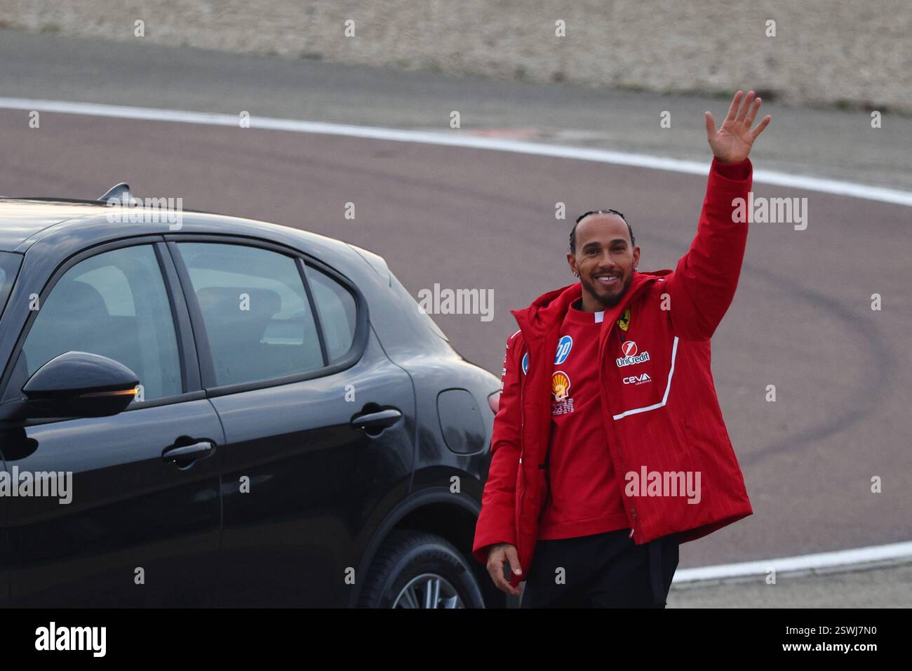 Fiorano, Italy. 19th Feb, 2025. Lewis Hamilton (GBR) Ferrari. 19.02. ...