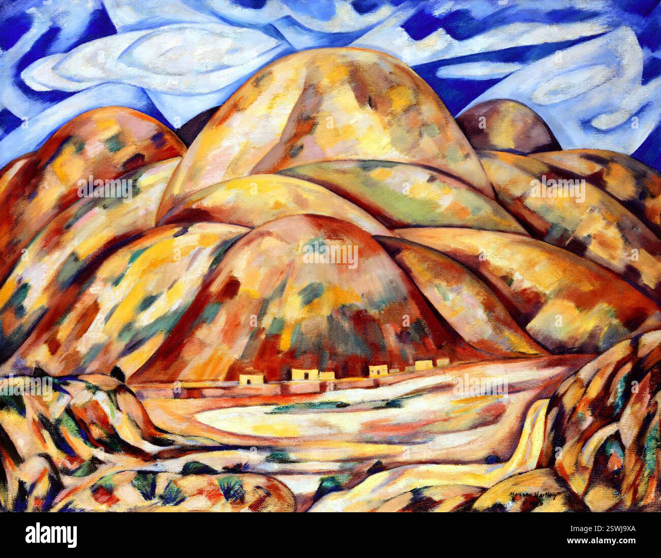 Landscape No. 3, Cash Entry Mines, New Mexico by Marsden Hartley (1920 ...