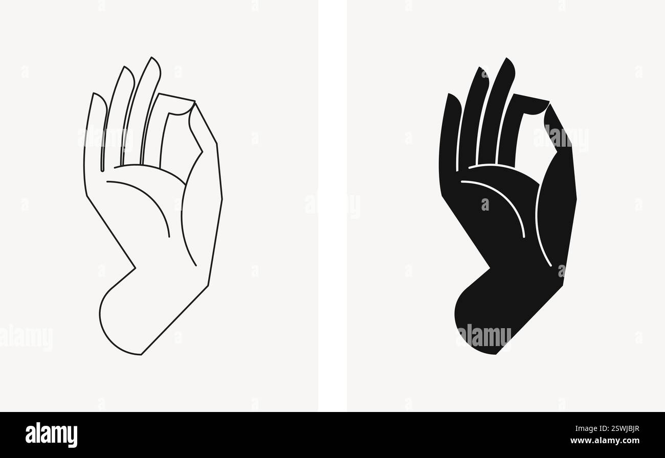 Hand of Buddha. Buddhism symbol, Yoga mudra, Hinduism, Spirituality ...