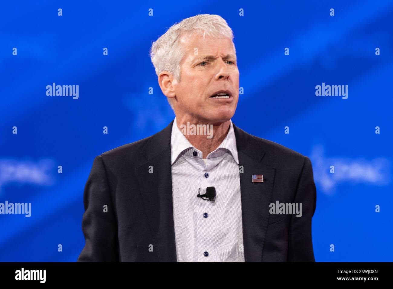 United States Secretary of Energy Chris Wright speaks during 2025 CPAC ...