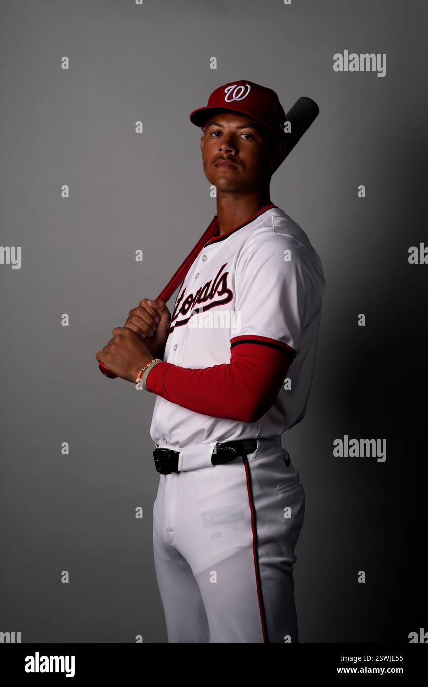 This is a 2025 photo of Trey Lipscomb of the Washington Nationals ...