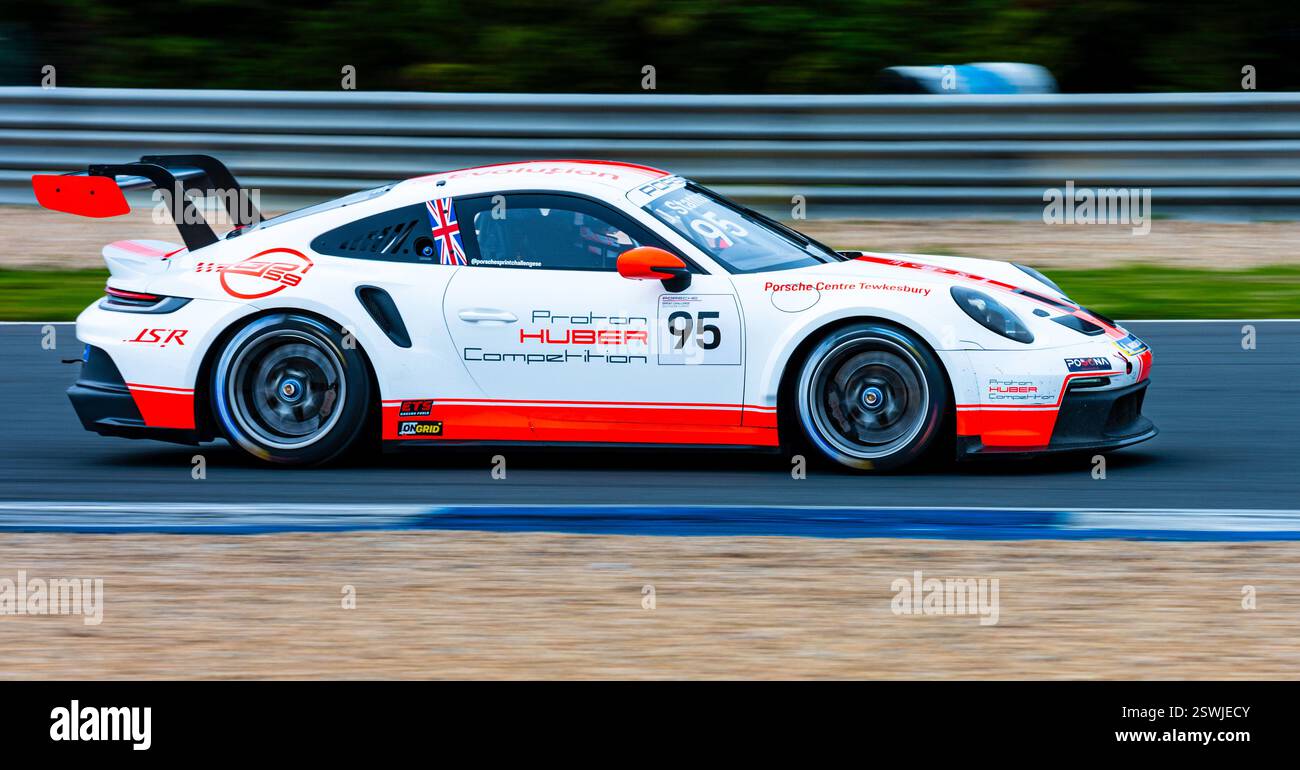 Porsche Sprint Challenge Southern Europe race driver 95 held at the ...