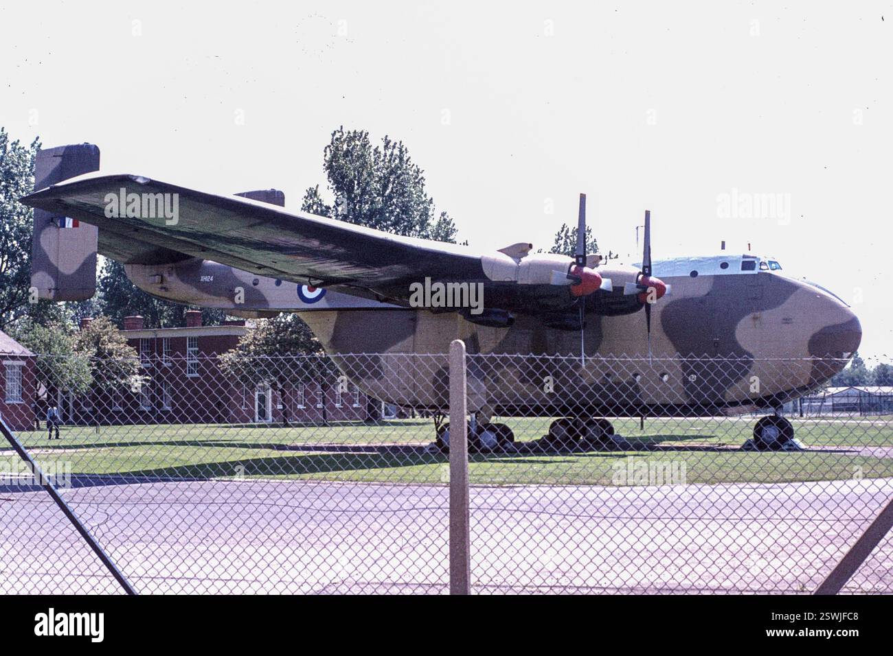 A Blackburn Beverley aircraft at Hendon RAF Museum in 1974 Stock Photo ...