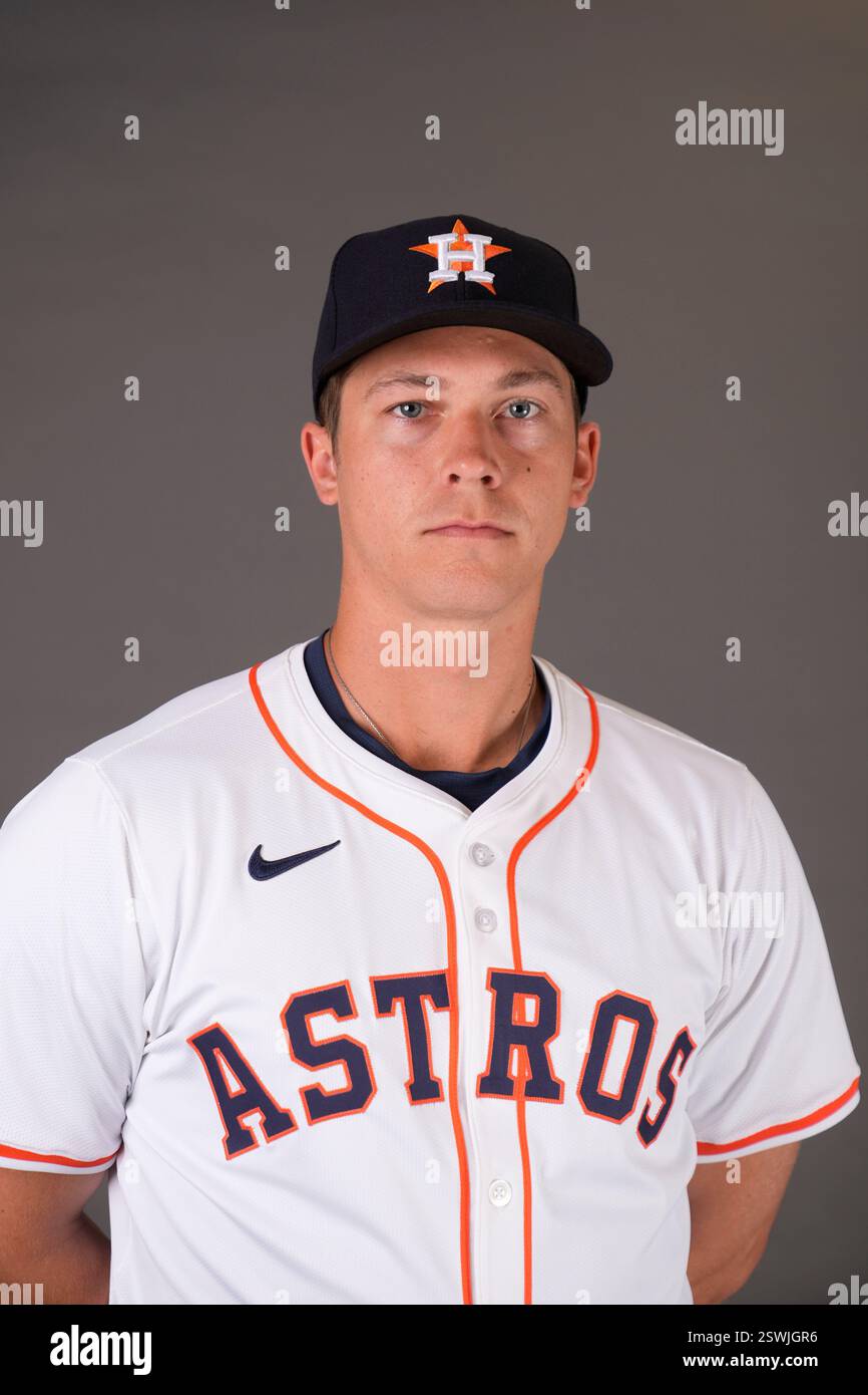 Houston Astros pitcher Glenn Otto poses during photo day at the team's ...