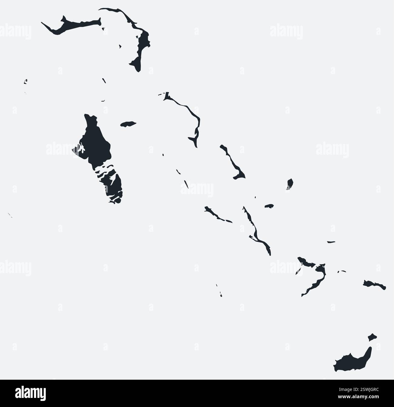 Blank nassau map hi-res stock photography and images - Alamy