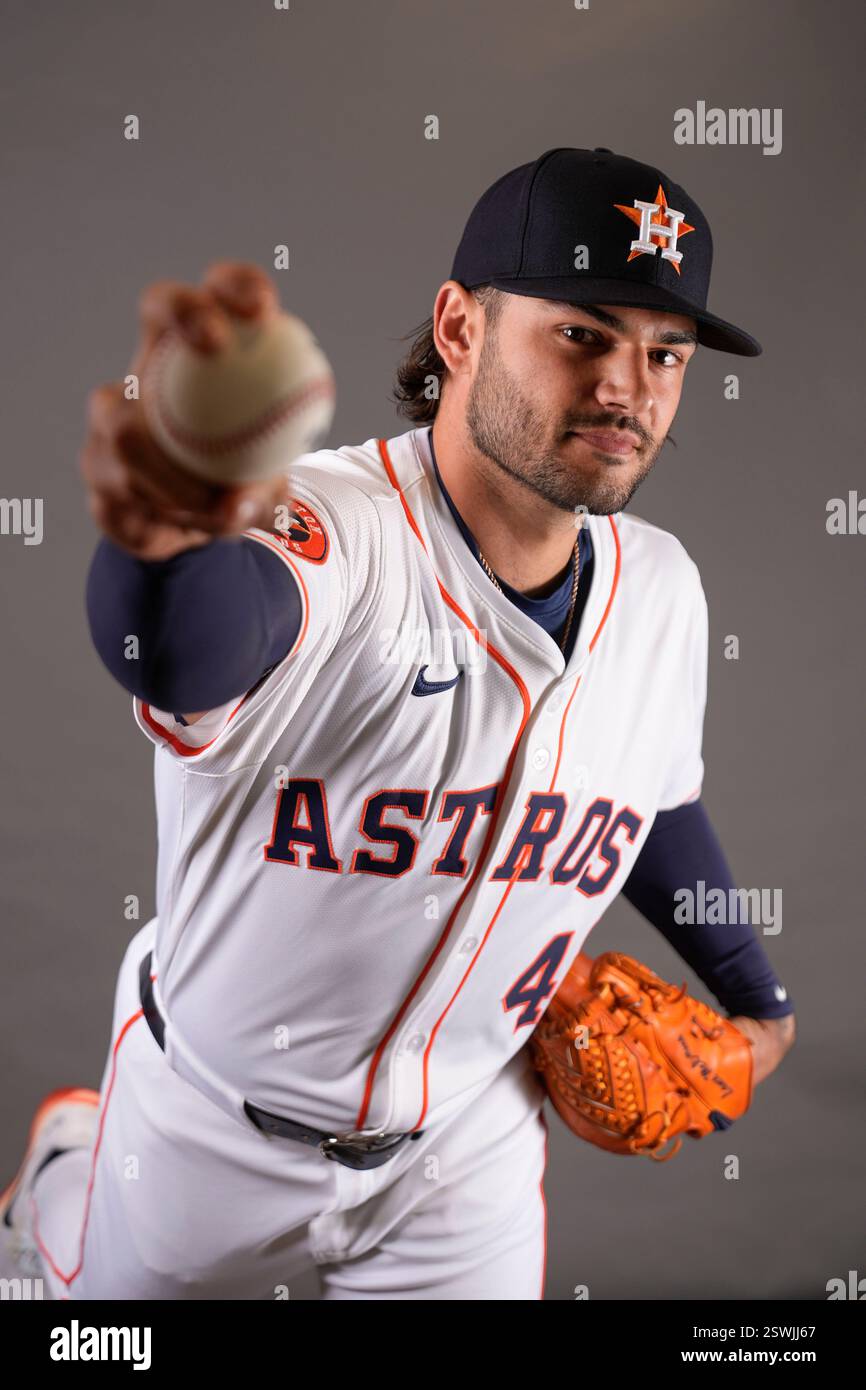 Houston Astros pitcher Lance McCullers Jr. poses during photo day at ...