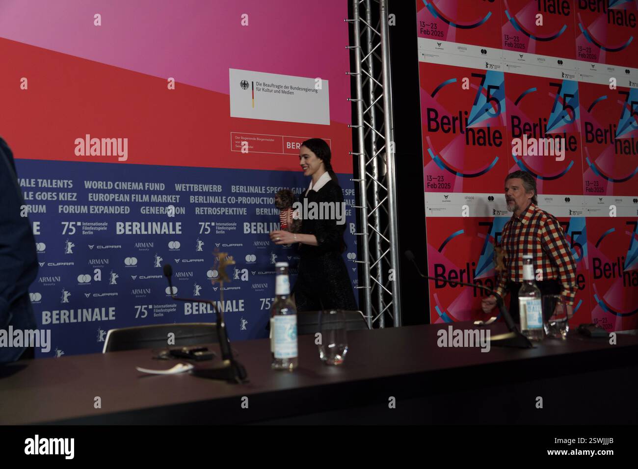 Irish actor Andrew Scott, US actress Margaret Qualley, US actor Ethan ...