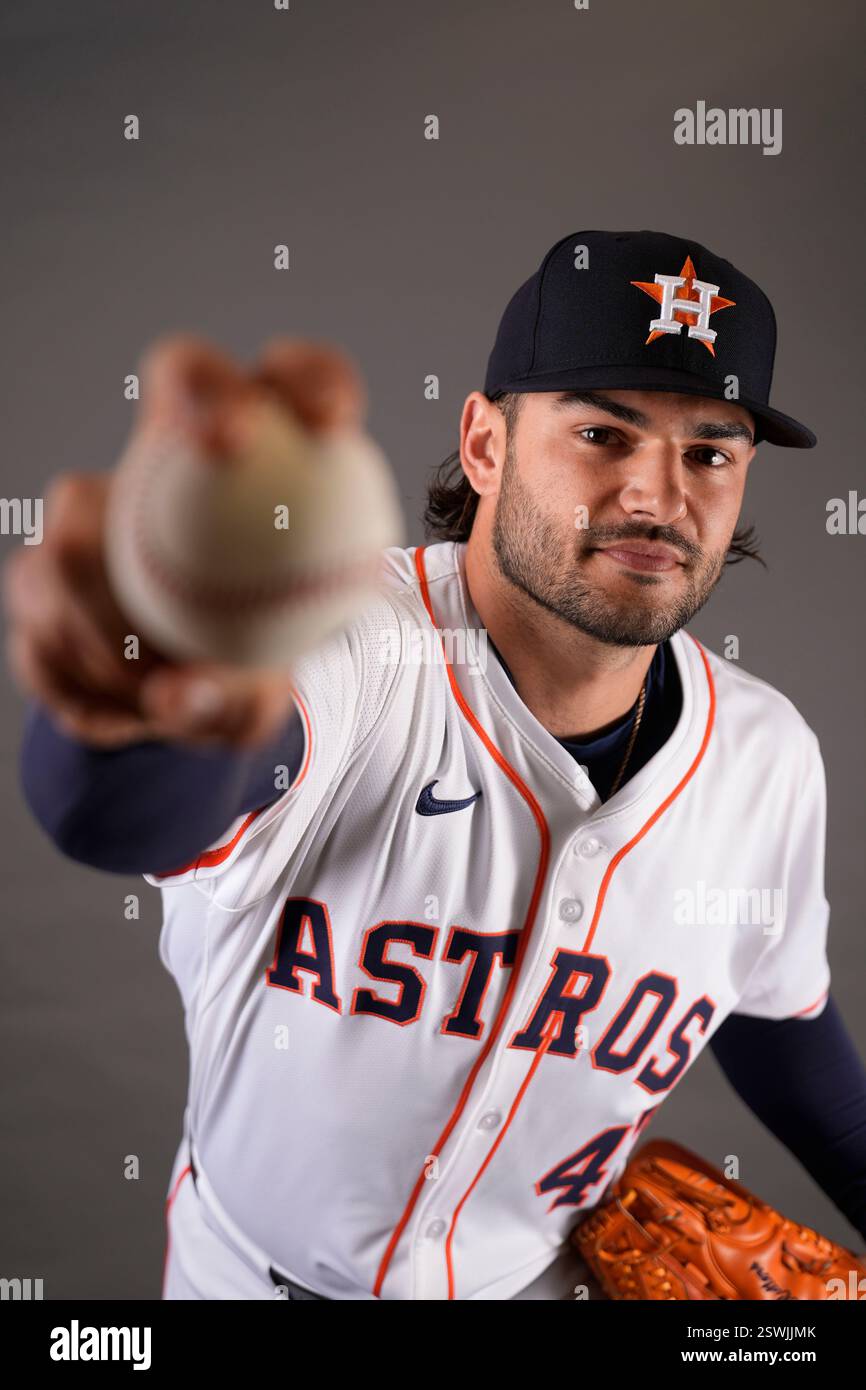 Houston Astros pitcher Lance McCullers Jr. poses during photo day at ...
