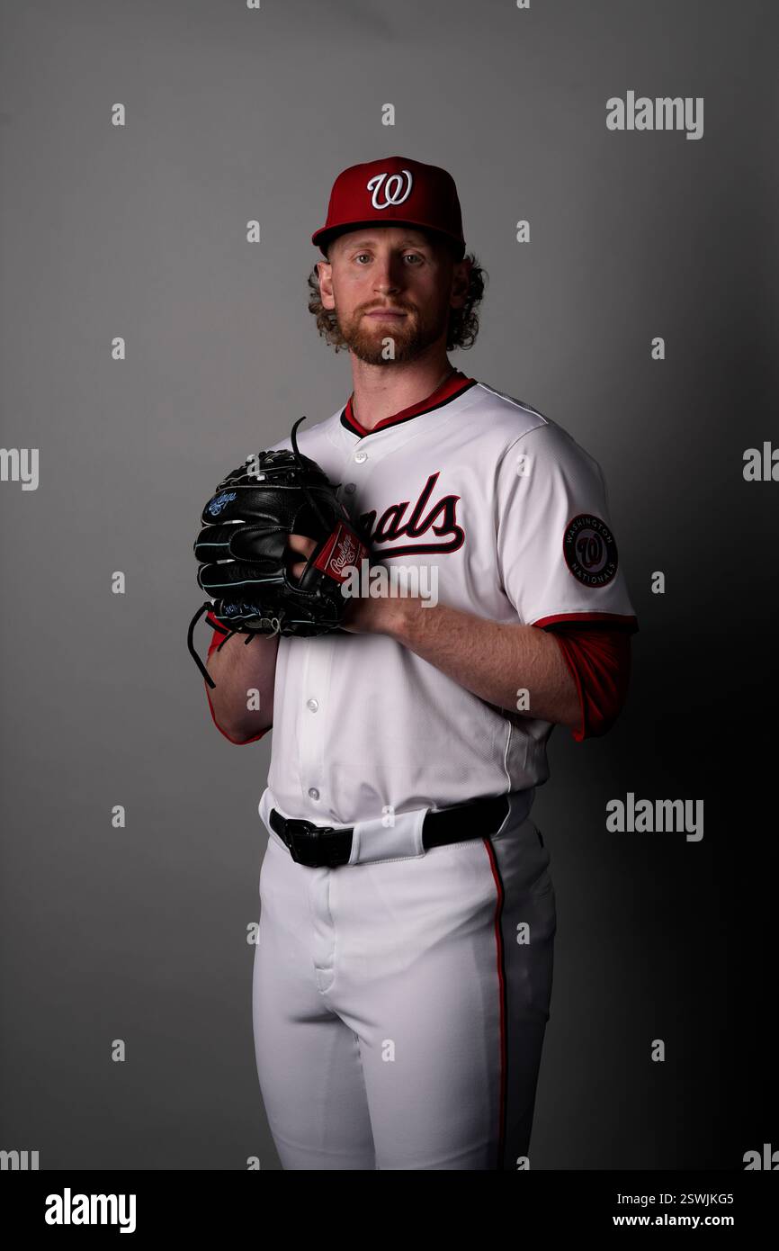 This is a 2025 photo of Zach Brzykcy of the Washington Nationals ...