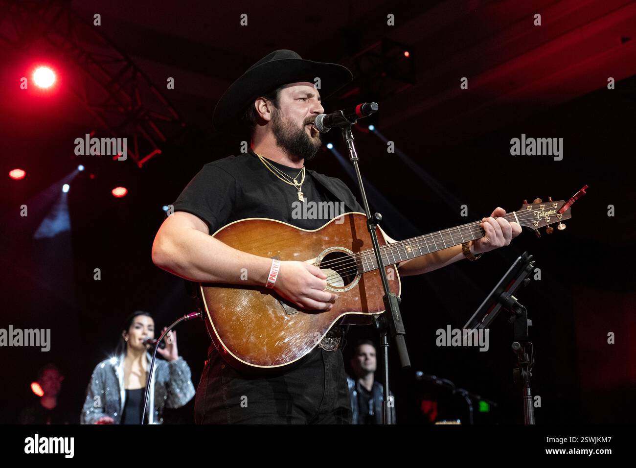 Chase Beckham performs at the BBR Decades Party during Country Radio ...