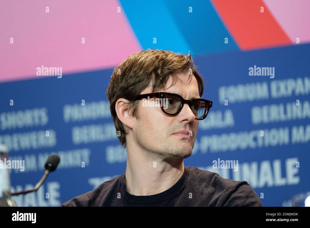 British actor Sam Riley attends a press conference for the film ...