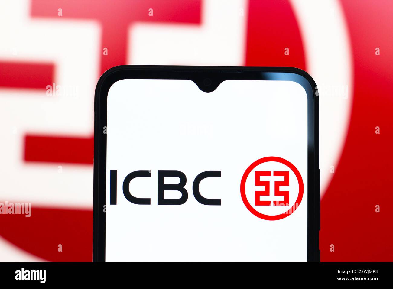 In this photo illustration, the ICBC (Industrial and Commercial Bank of ...
