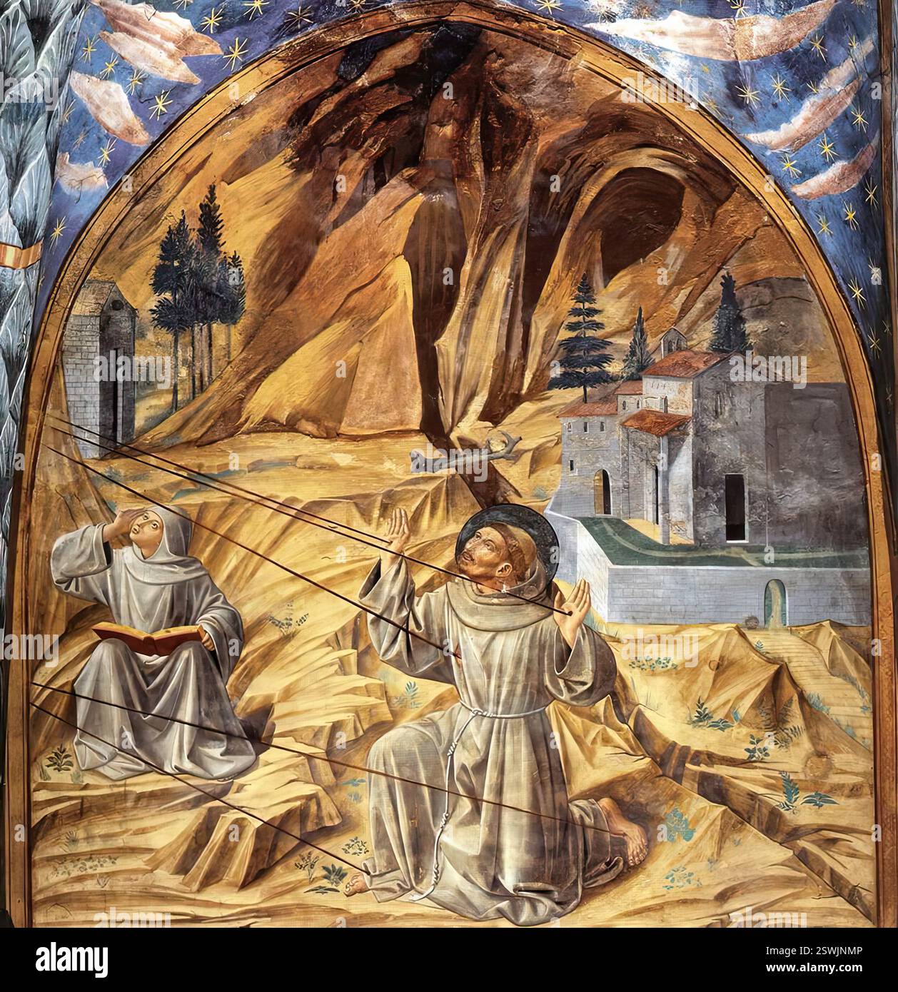 GOZZOLI, Benozzo (b. ca. 1420, Firenze, d. 1497, Pistoia) Scenes from ...