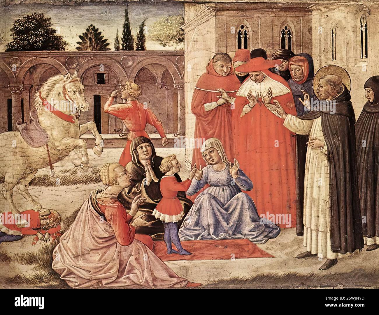 GOZZOLI, Benozzo (b. ca. 1420, Firenze, d. 1497, Pistoia) St Dominic ...