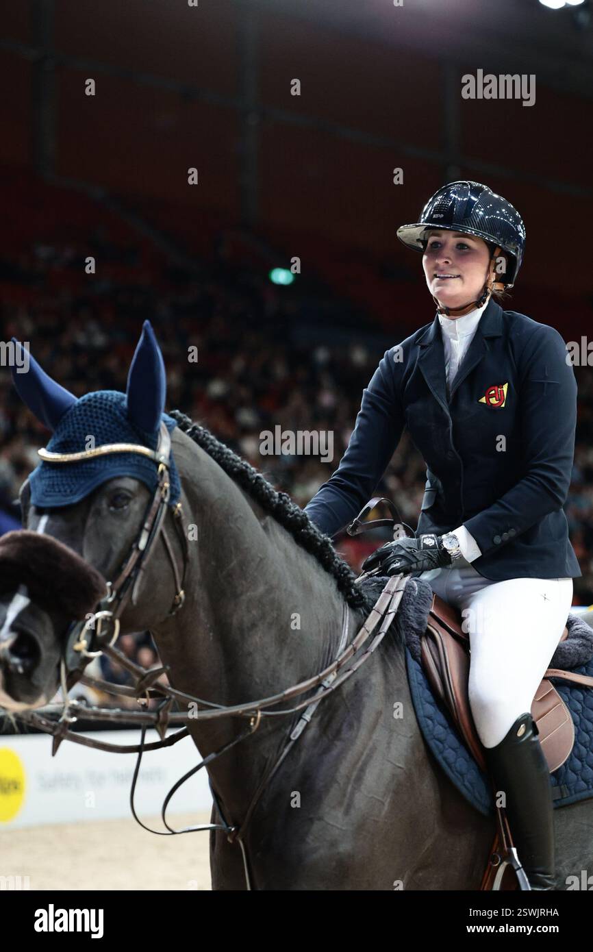 Wilma Hellström of Sweden with Mr Vain GJ during the Prize of AJ ...