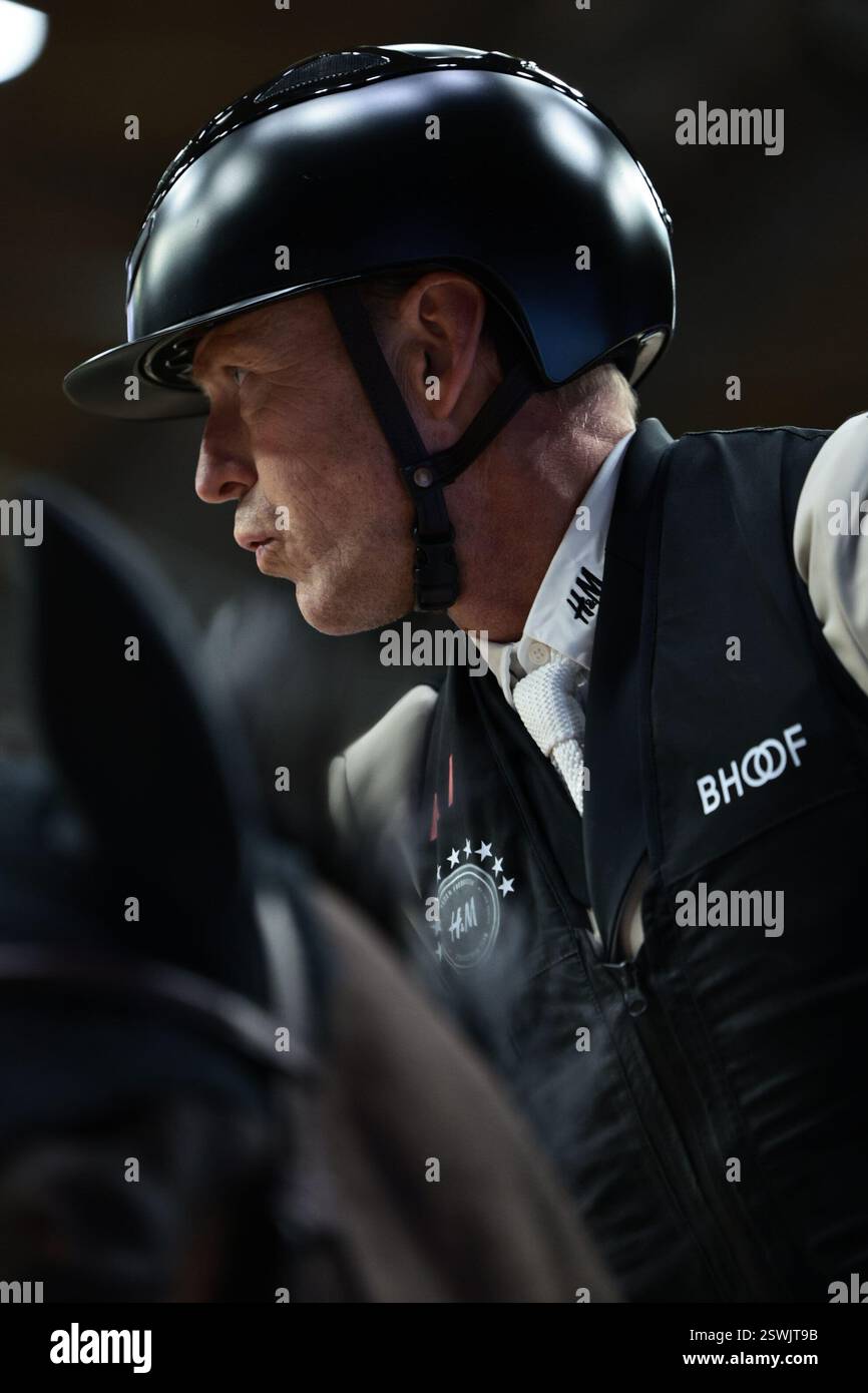 Peder Fredricson of Sweden with Alcapone des Carmille during the Prize ...