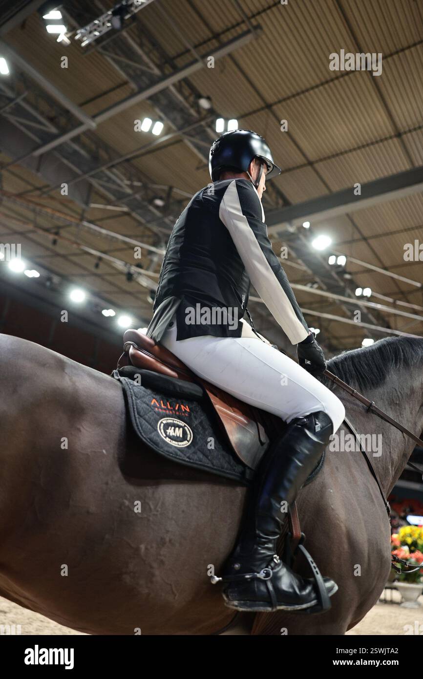 Peder Fredricson of Sweden with Alcapone des Carmille during the Prize ...