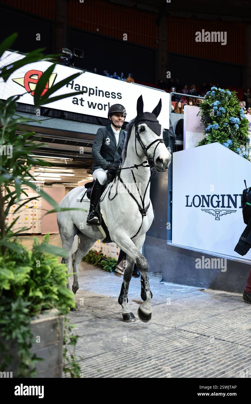 Soren Moeller Rohde of Denmark with Grace ASK during the Prize of AJ ...