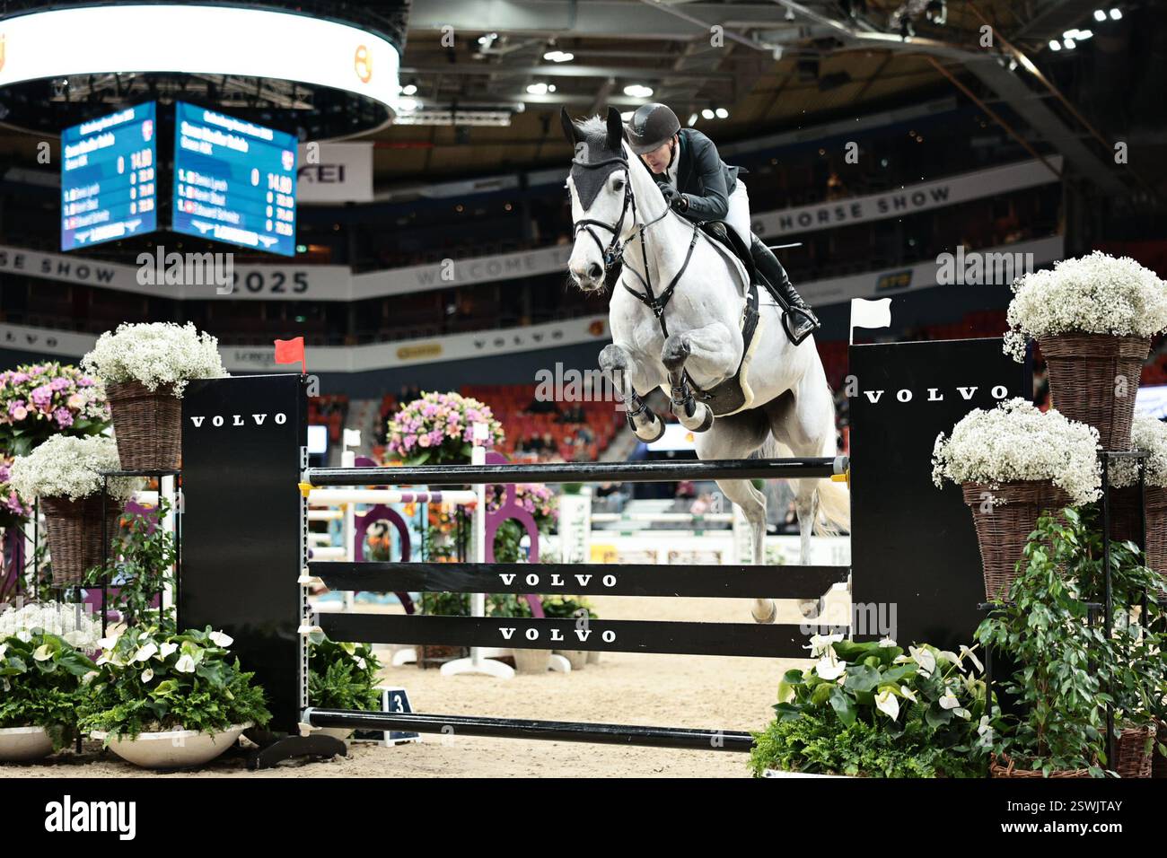 Soren Moeller Rohde of Denmark with Grace ASK during the Prize of AJ ...