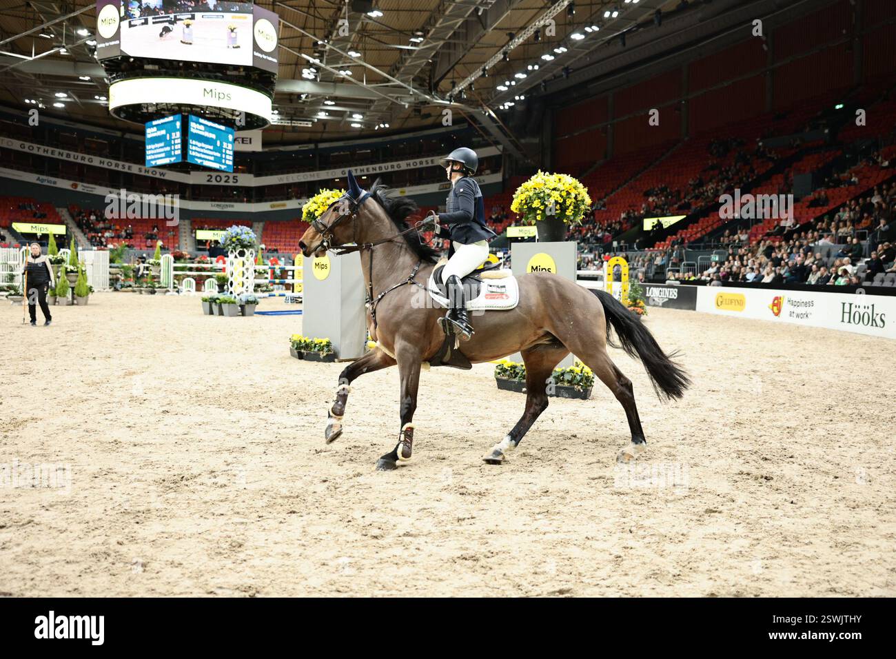 Lilly Smith of Sweden with Supervivente (59) (SWB) during the Arena ...