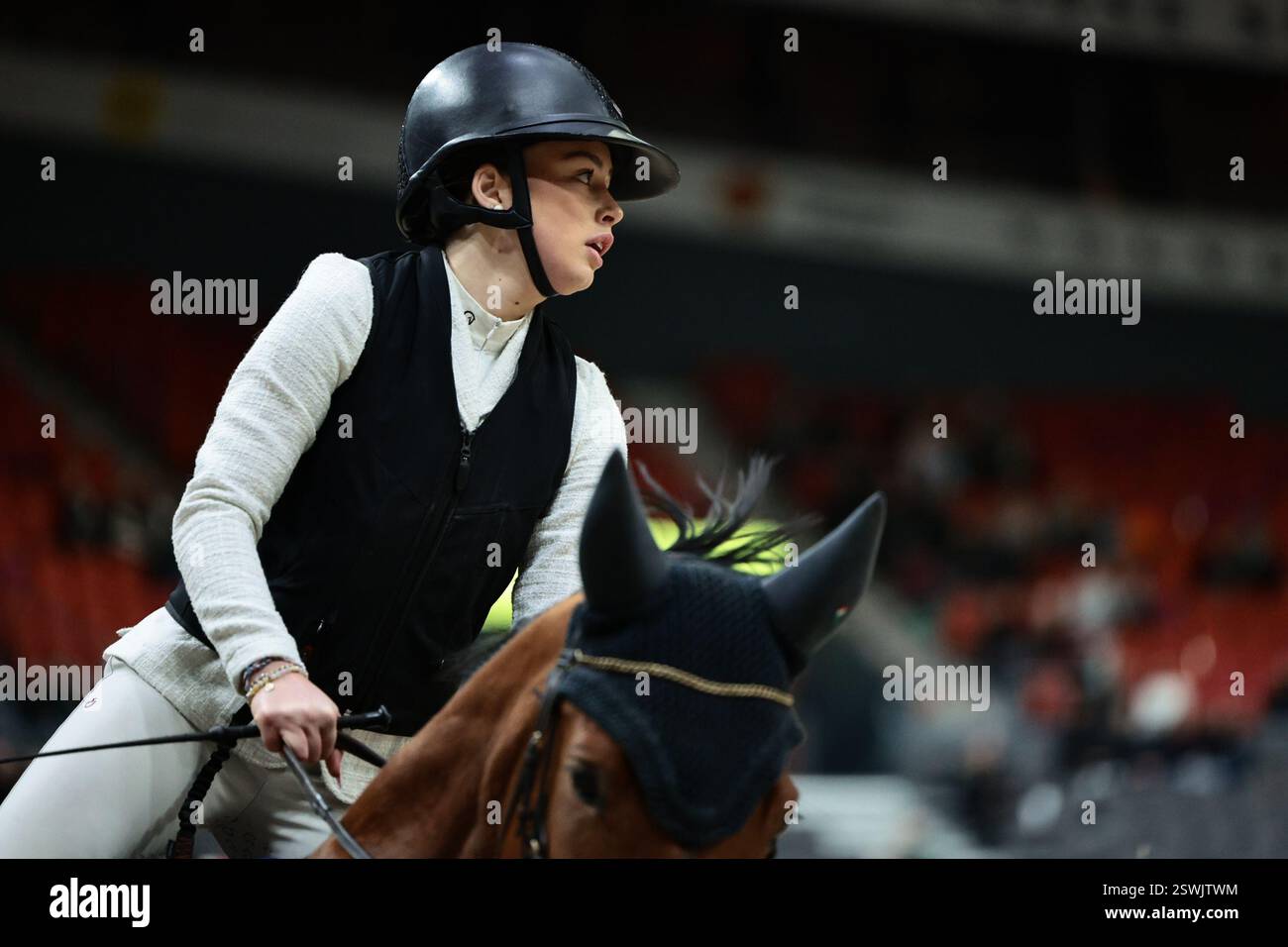 Rebecca Falck Lagercrantz of Sweden with Freddie Mercury (SWB) during ...
