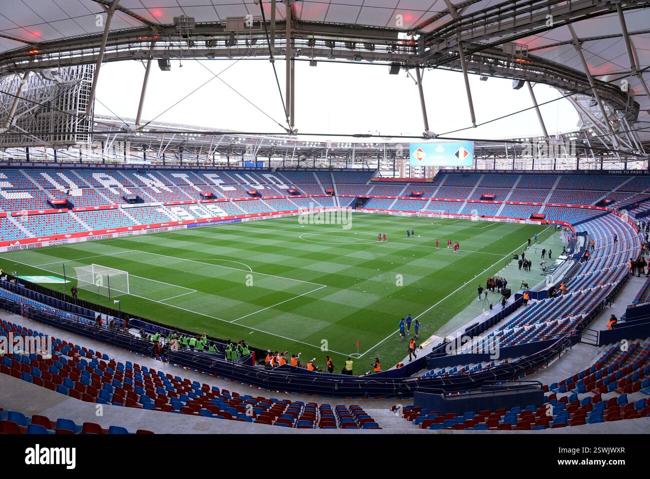 Valencia, Spain. 21st Feb, 2025. The stadium pictured before a soccer ...