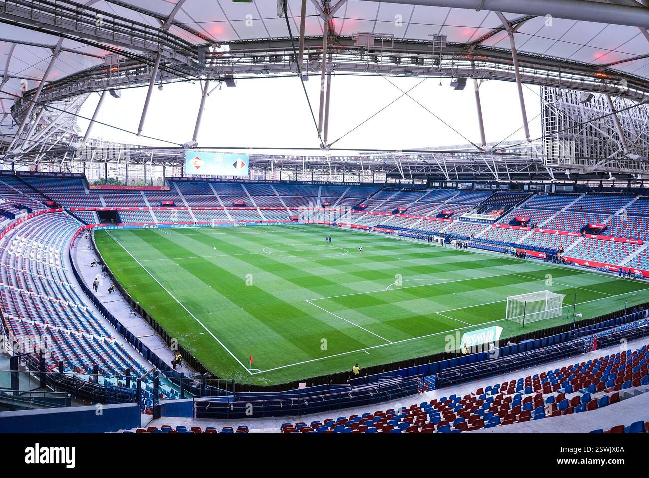 Valencia, Spain. 21st Feb, 2025. The stadium pictured before a soccer ...