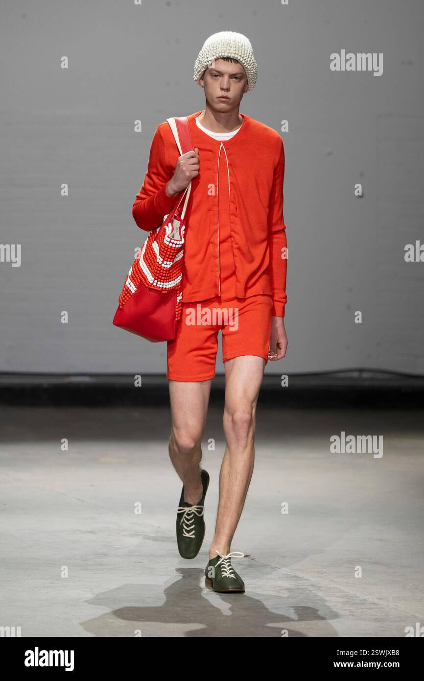 A model walks on the runway during the SS Daley Ready to Wear Fashion ...