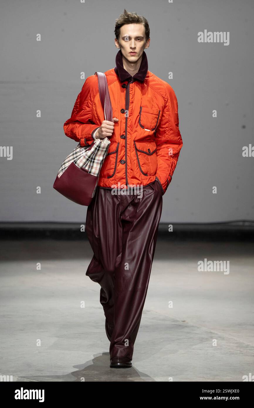 A model walks on the runway during the SS Daley Ready to Wear Fashion ...