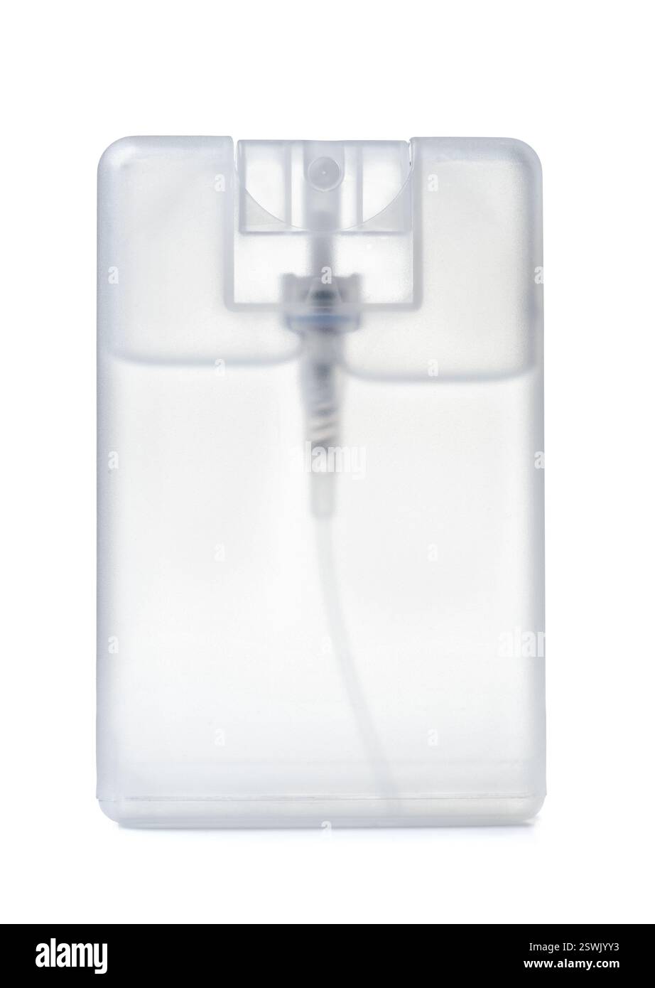 Front view of flat pocket hand sanitizer spray isolated on white Stock ...