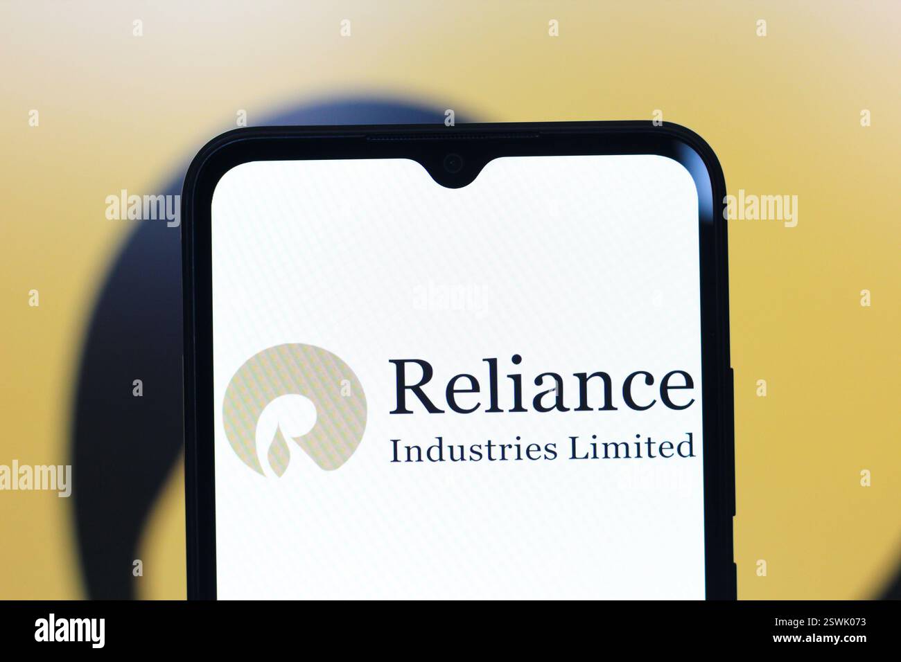 Canada. 21st Feb, 2025. In this photo illustration, the Reliance ...