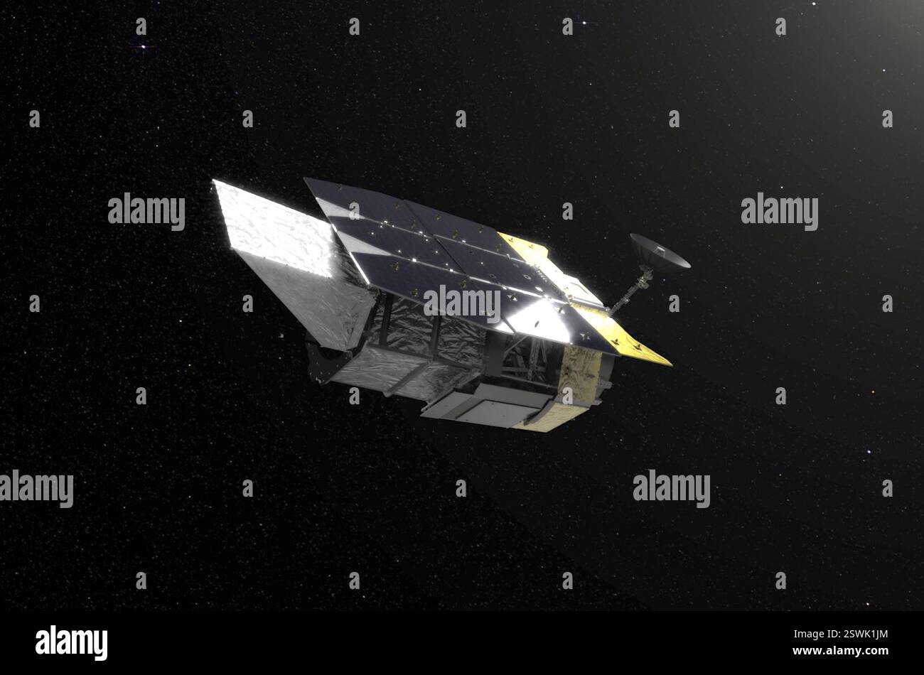 Artist's concept of The Nancy Grace Roman Space Telescope. The Roman ...