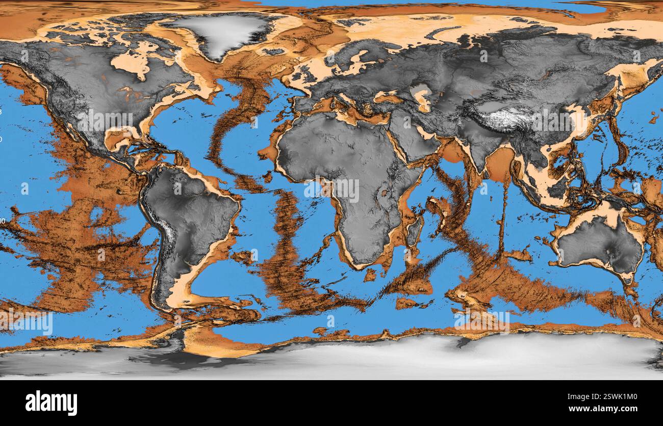 This data visualization simulates how Earth's oceans and geography ...