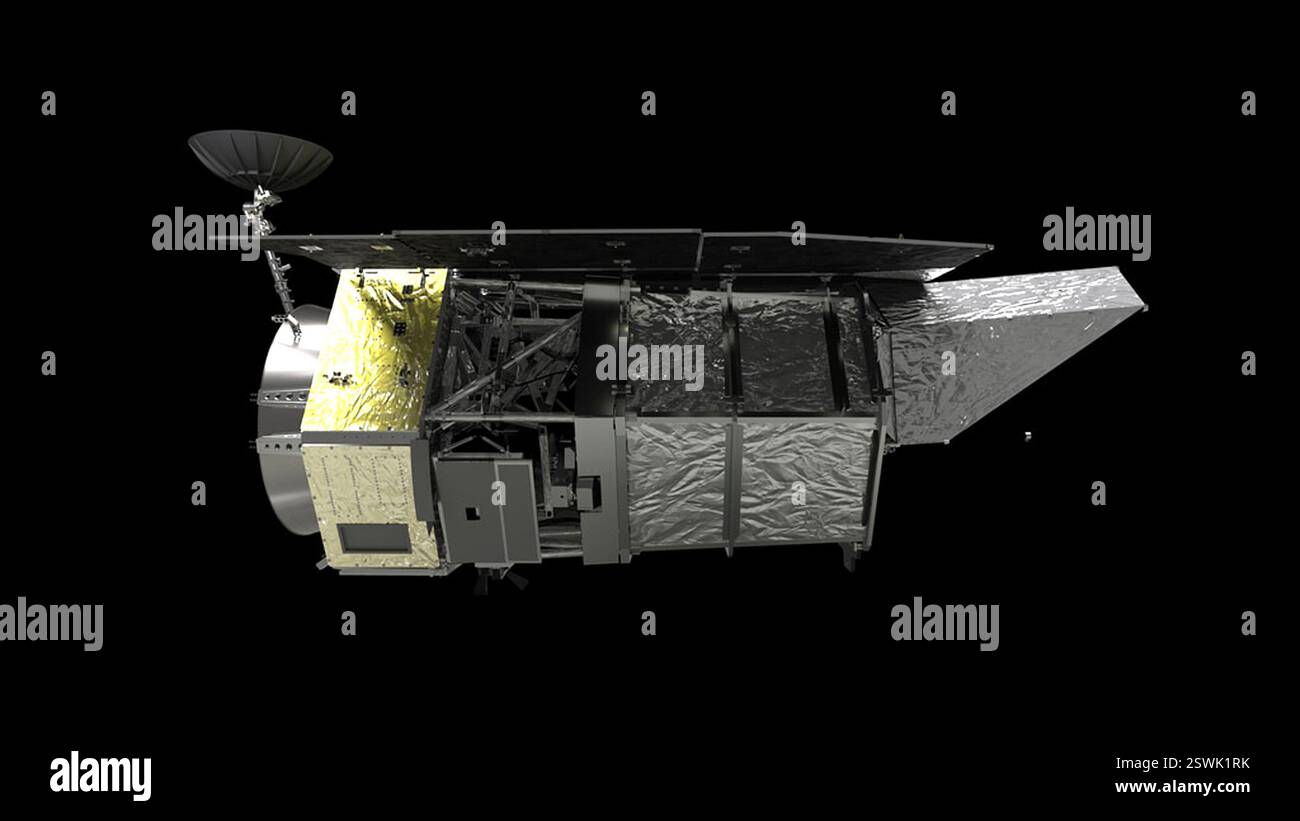 Artist's concept of The Nancy Grace Roman Space Telescope. The Roman ...